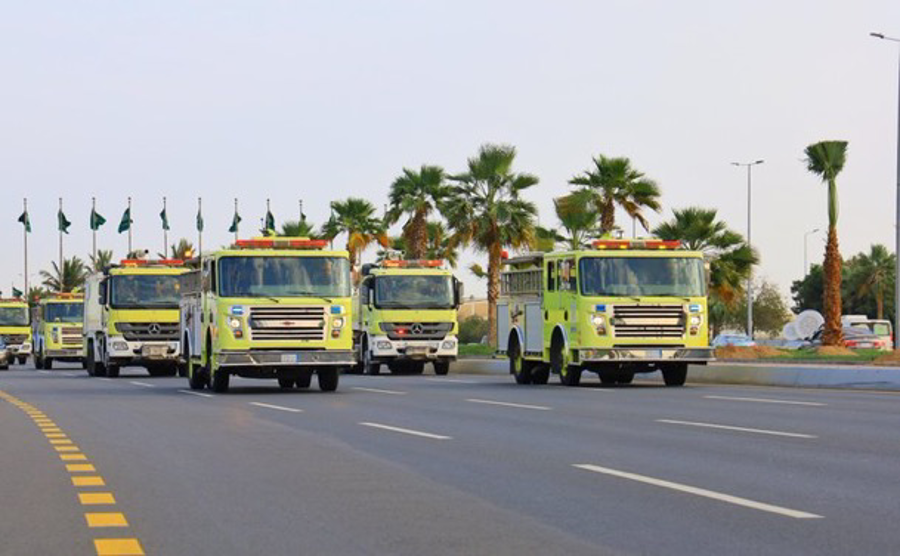 Pictures from World Civil Defense Day Events - Saudi Civil Defense